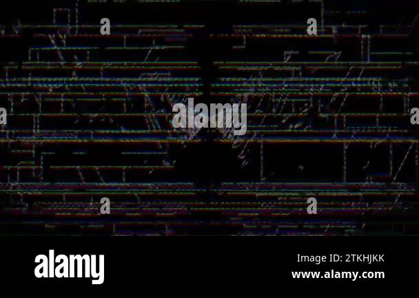 Old vintage TV screen with static noise and grainy retro texture ...