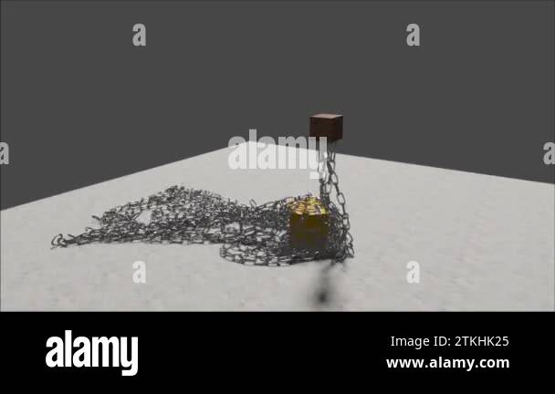 Chains try to chain some selfdriven moving cube. This is another nice ...