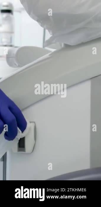 cleaning dental office wipe moisture with sterile cloth equipment sink ...