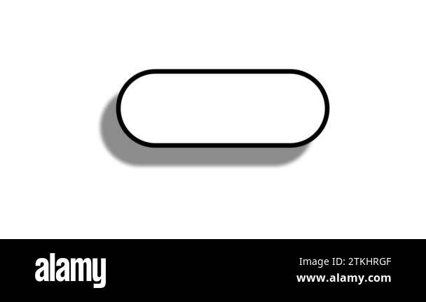 Ui Ux design button animation in 4k resolution on transparent alpha ...