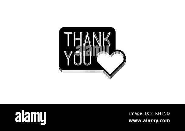 Thank handwritten lettering inscription Stock Videos & Footage - HD and ...