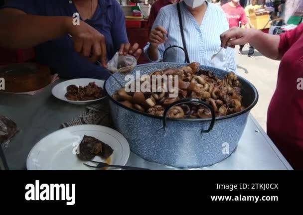 Buying Sekba. Sekba is a typical Chinese Indonesian pork offal dish ...