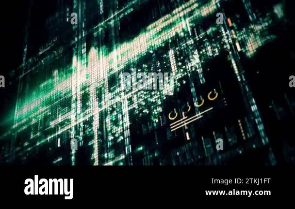 Vertical format: Advanced data matrix simulation with a dynamic and immersive display of ...