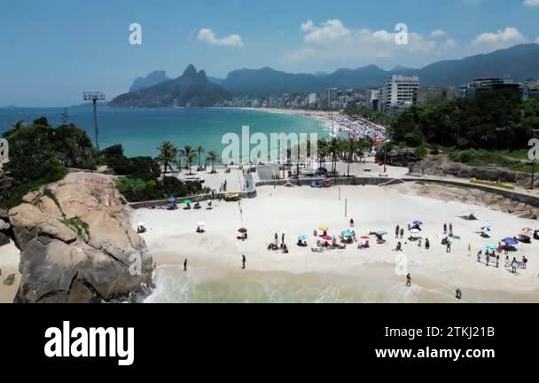 Arpoador Beach At Downtown Rio De Janeiro In Rio De Janeiro Brazil ...