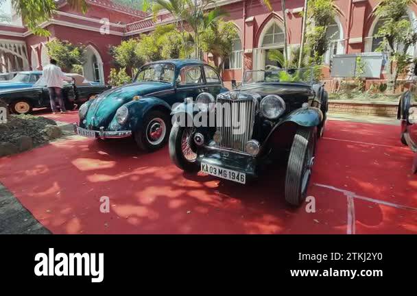 Bangalore,India-February 4,2023:Classic and vintage cars are on display ...