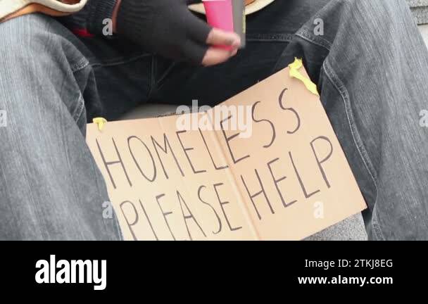 Poor male person holding Stock Videos & Footage - HD and 4K Video Clips ...