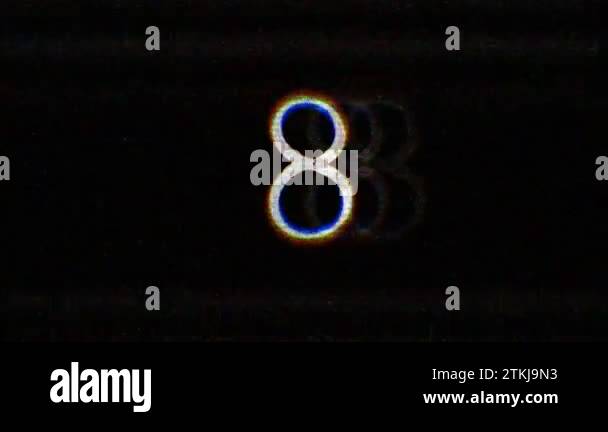 Countdown numbers from 10 to 1. Animation 4k Stock Video Footage - Alamy