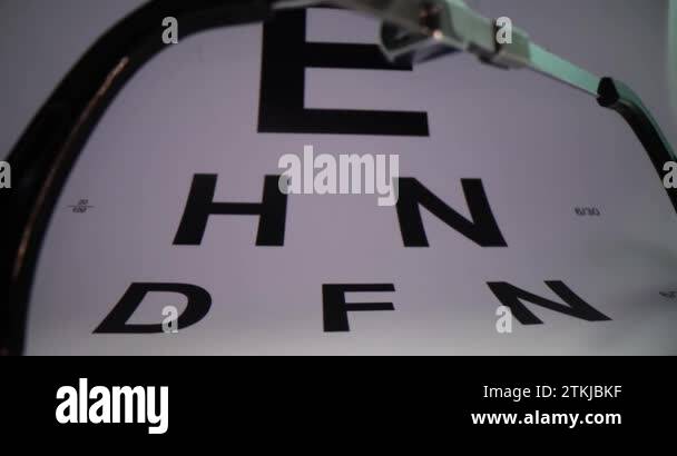 Eye test concept sheet Stock Videos & Footage - HD and 4K Video Clips ...