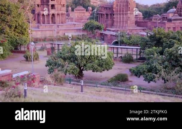 red stone ancient hindu temple architecture from unique angle at day ...