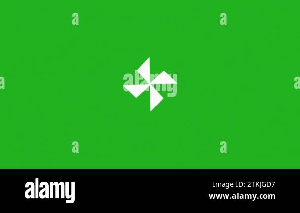 Rotation of a fan blade green screen motion graphics Stock Video ...