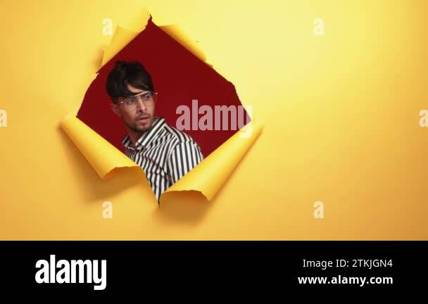 Torn paper face Stock Videos & Footage - HD and 4K Video Clips - Alamy