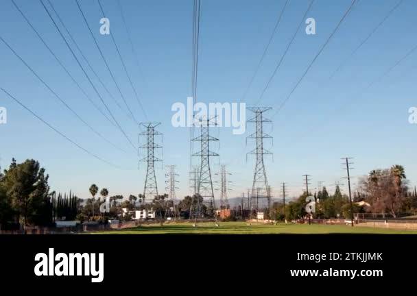 High voltage ac transmission lines Stock Videos & Footage - HD and 4K ...