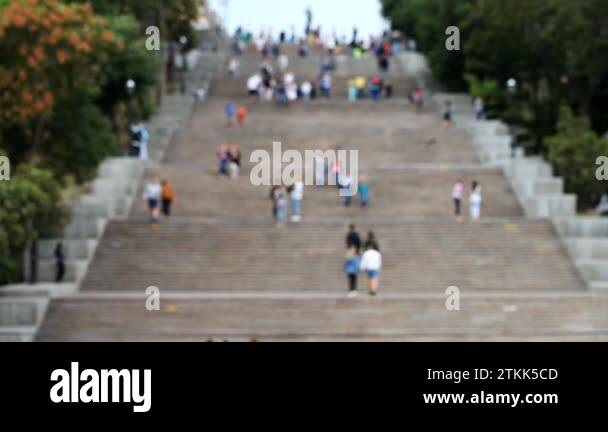 People walking at cascade stairs Stock Videos & Footage - HD and 4K ...