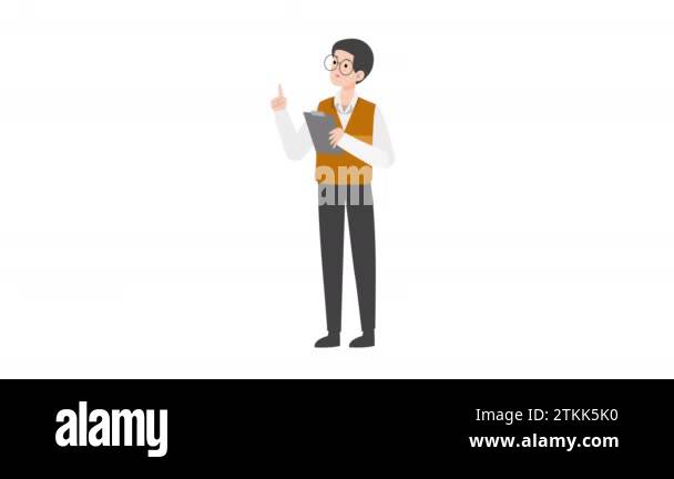 Man standing gesture animation Stock Videos & Footage - HD and 4K Video ...