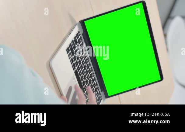 Vertical video laptop green screen Stock Videos & Footage - HD and 4K ...