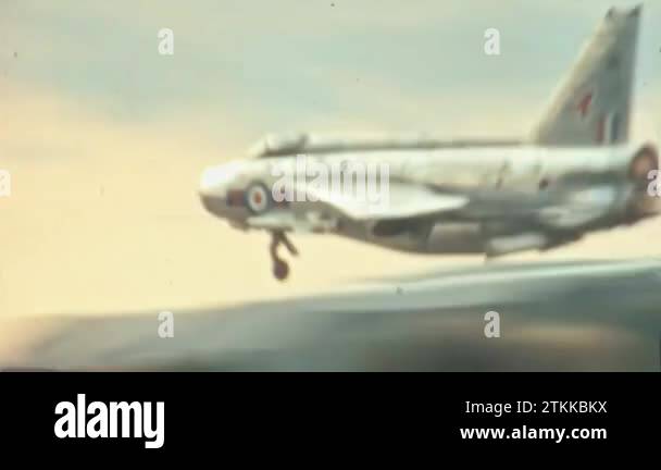 English Electric Lightning of Royal Air Force RAF supersonic British ...