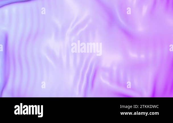 Purple fabric background. 3D animation of fabric, liquids in full ...