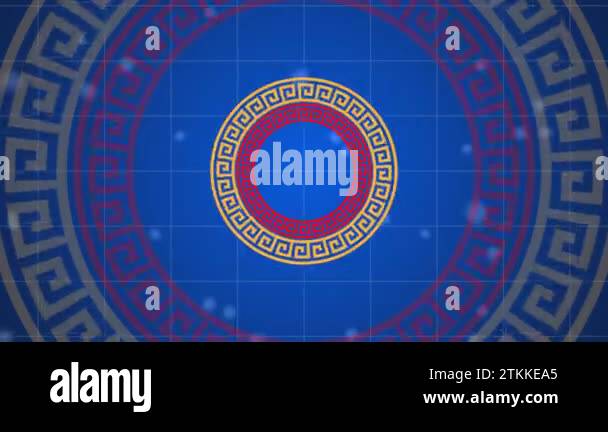 Meander pattern, Greek Antique pattern bg animation in 4K. Stylish ...