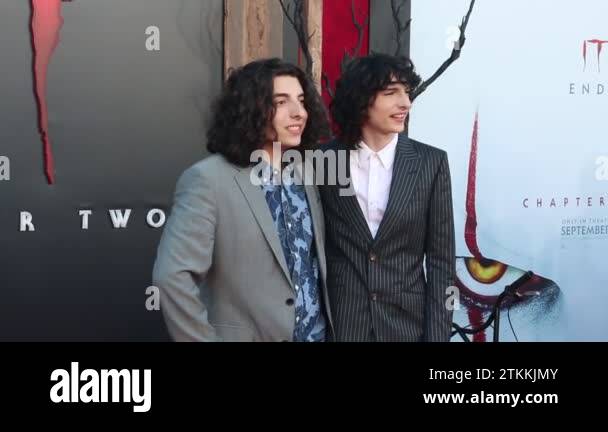 Finn Wolfhard and Nick Wolfhard at the Los Angeles premiere of 'It ...