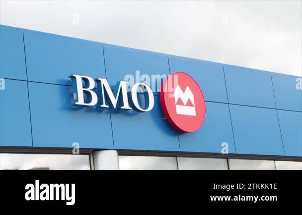 Bmo bank sign logo Stock Videos & Footage - HD and 4K Video Clips - Alamy