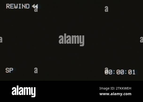 90s VHS animation, Reverse sign, arrow sign, VHS noise texture. Static ...