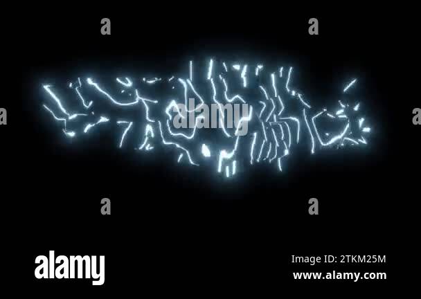 Lightning effect 2d isolated black, vfx, electric voltage, electric ...