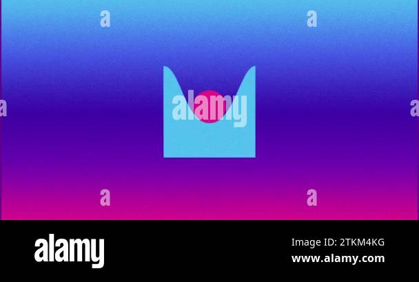 Color gradient animation. Morphing geometry shapes motion design ...