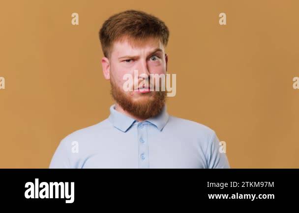 The expressive gestures of this young male are on full display in this ...