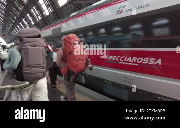 Europe, Italy , Milan 10-4-23 - Centrale Train station in downtown of ...