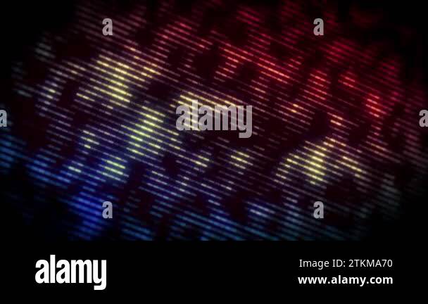 Digital Technology Led Lights Background/ 4k animation of an abstract ...