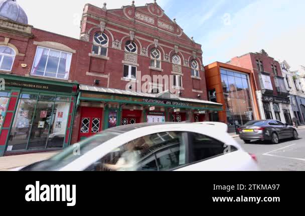 Wakefield UK, 20th June 2022: Footage of the Wakefield town centre ...