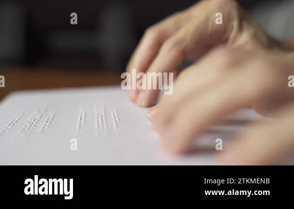 Blind braille person Stock Videos & Footage - HD and 4K Video Clips - Alamy