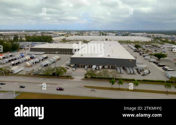 Miami Hialeah UPS United Parcel Service distribution center shipping ...