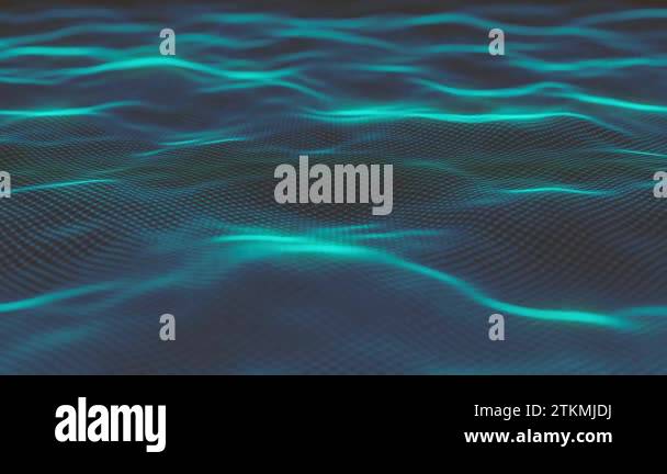 Abstract Minimal Mesh Waving Background/ 4k animation of an abstract ...