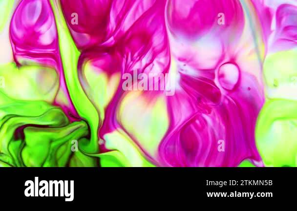 This stock video shows what happens when milk is introduced to a mixed ...