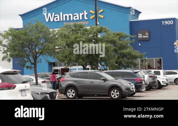walmart supercentre center store supermarket department store blue with ...