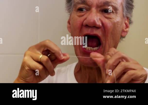 Dental floss dental flossing Stock Videos & Footage - HD and 4K Video ...