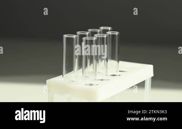 Empty test tubes in a rack Stock Videos & Footage - HD and 4K Video ...
