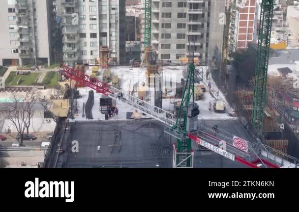 Construction site high rise apartment skyscraper Stock Videos & Footage ...