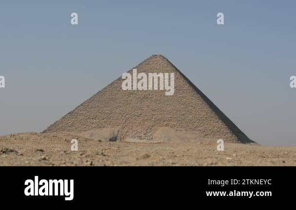 The red north pyramid of Dahshur of king Sneferu, named for the rusty ...