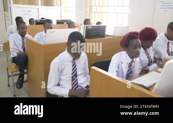 27th August 2023, Abuja Nigeria: Africa Nigeria student sitting in ...