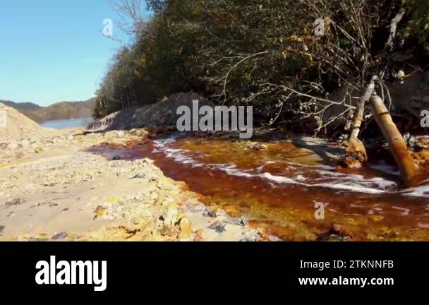 Contaminated mine water pollution copper Stock Videos & Footage - HD ...