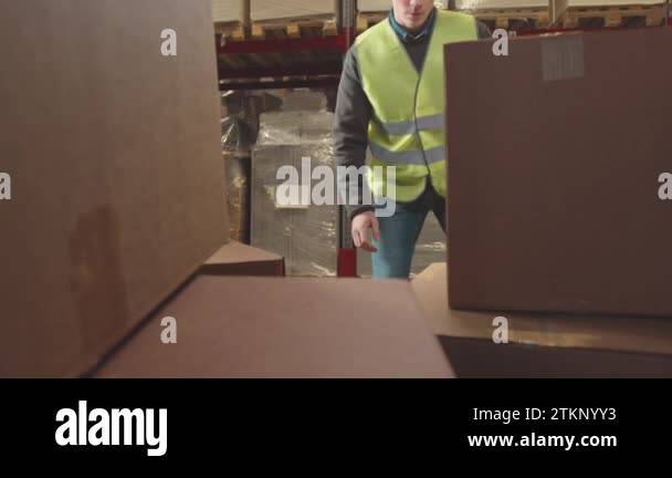 Male loader cardboard box Stock Videos & Footage - HD and 4K Video ...