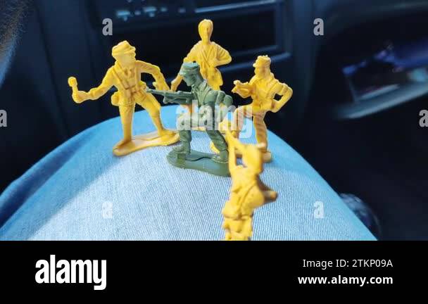 toy soldiers. war. soldier with weapons. injury and death in war ...