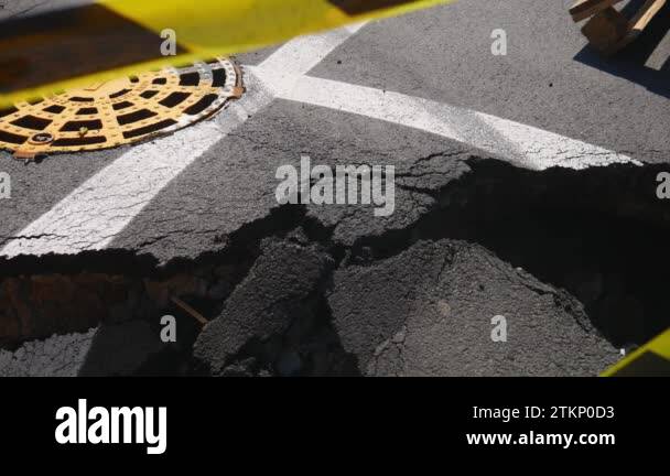 Natural disaster, the consequences of a strong earthquake.Destroyed ...