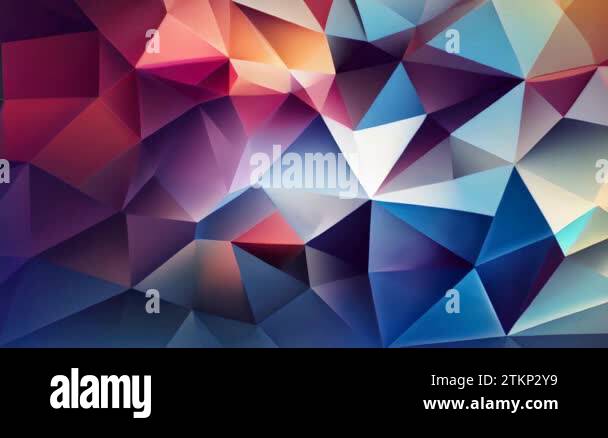 3D abstract triangle artwork design in a modern and trendy style Stock ...