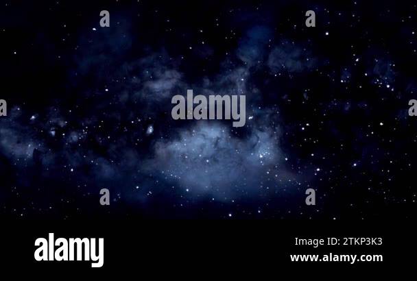 Animated Space galaxy background. 3d space with colorful milky way ...