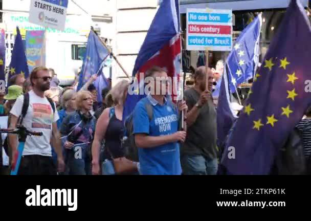 Anti eu protest Stock Videos & Footage - HD and 4K Video Clips - Alamy