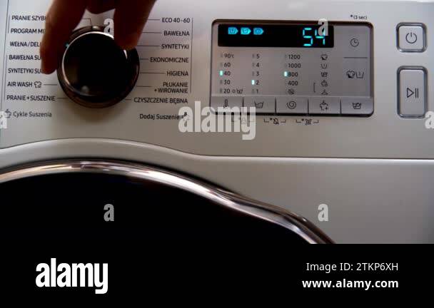 Washing delicate fabrics. Programming the washing machine. Setting ...