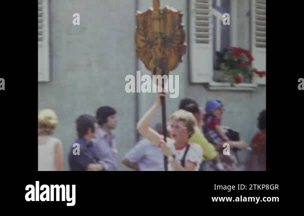 Berlin, Germany june 1975: A historic video showcasing a Carnival ...